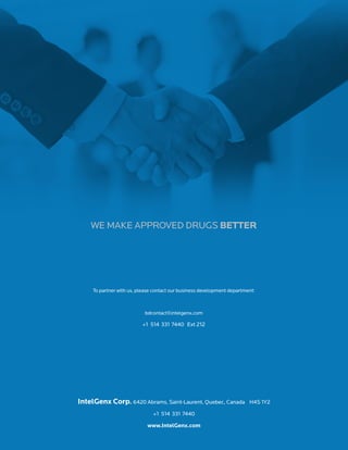 Intelgenx Brochure | PDF
