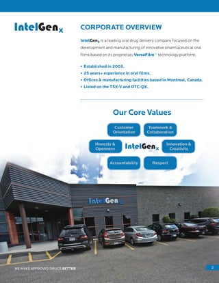 Intelgenx Brochure | PDF