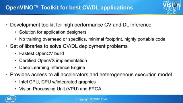 Enabling Cross-platform Deep Learning Applications with Intel OpenVINO™ | PPTX