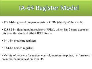 Intel IA 64 | PPTX