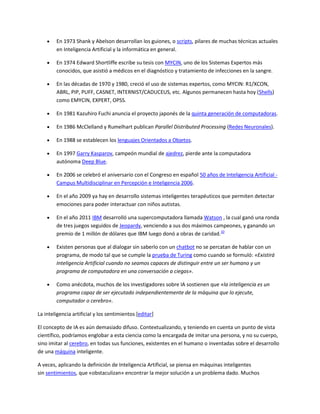 Inteligencia artificial | DOCX