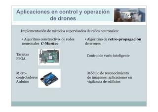 Inteligencia computacional en el control y operación de drones | PPT