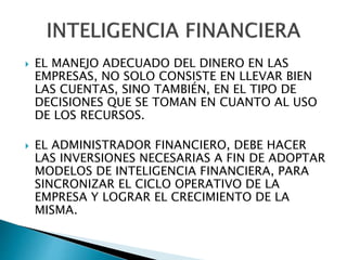 Inteligencia Financiera Presentacion Pptx