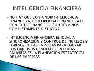 Inteligencia Financiera Presentacion Pptx