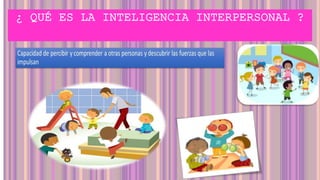 Inteligencia interpersonal | PPTX
