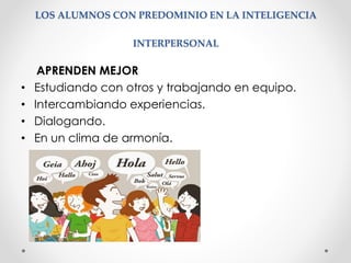 Inteligencia interpersonal | PPTX