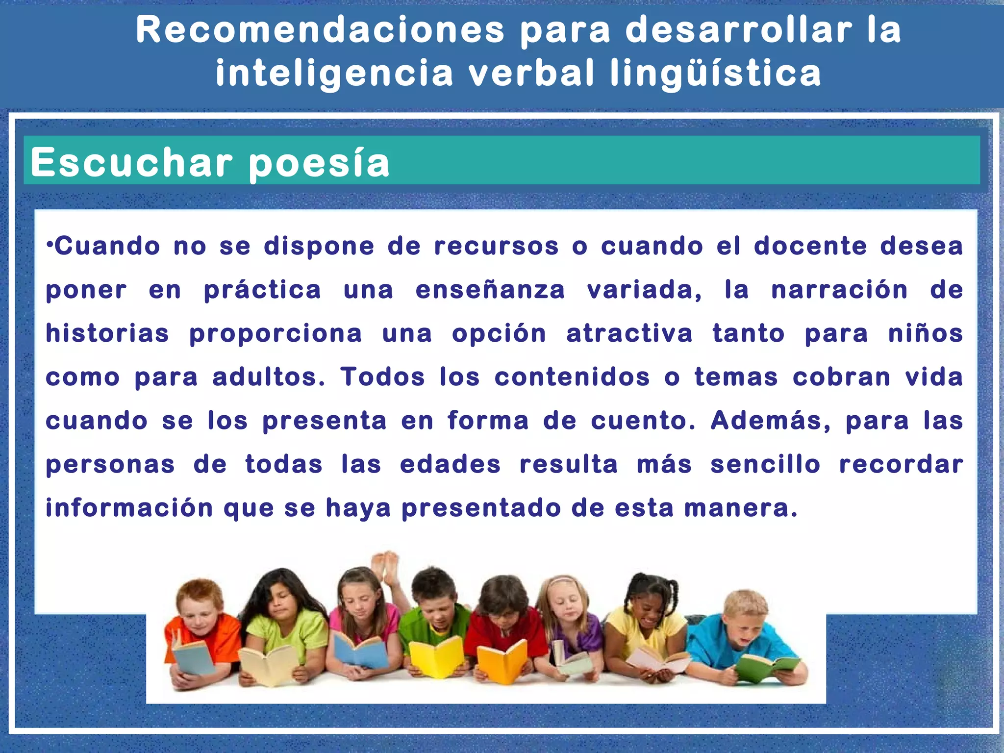 Inteligencia Verbal-Lingüistica | PPT