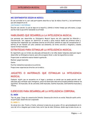 Inteligencia musical | PDF