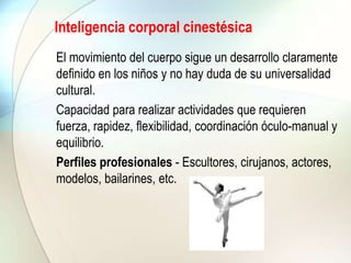 Inteligencias múltiples | PPTX