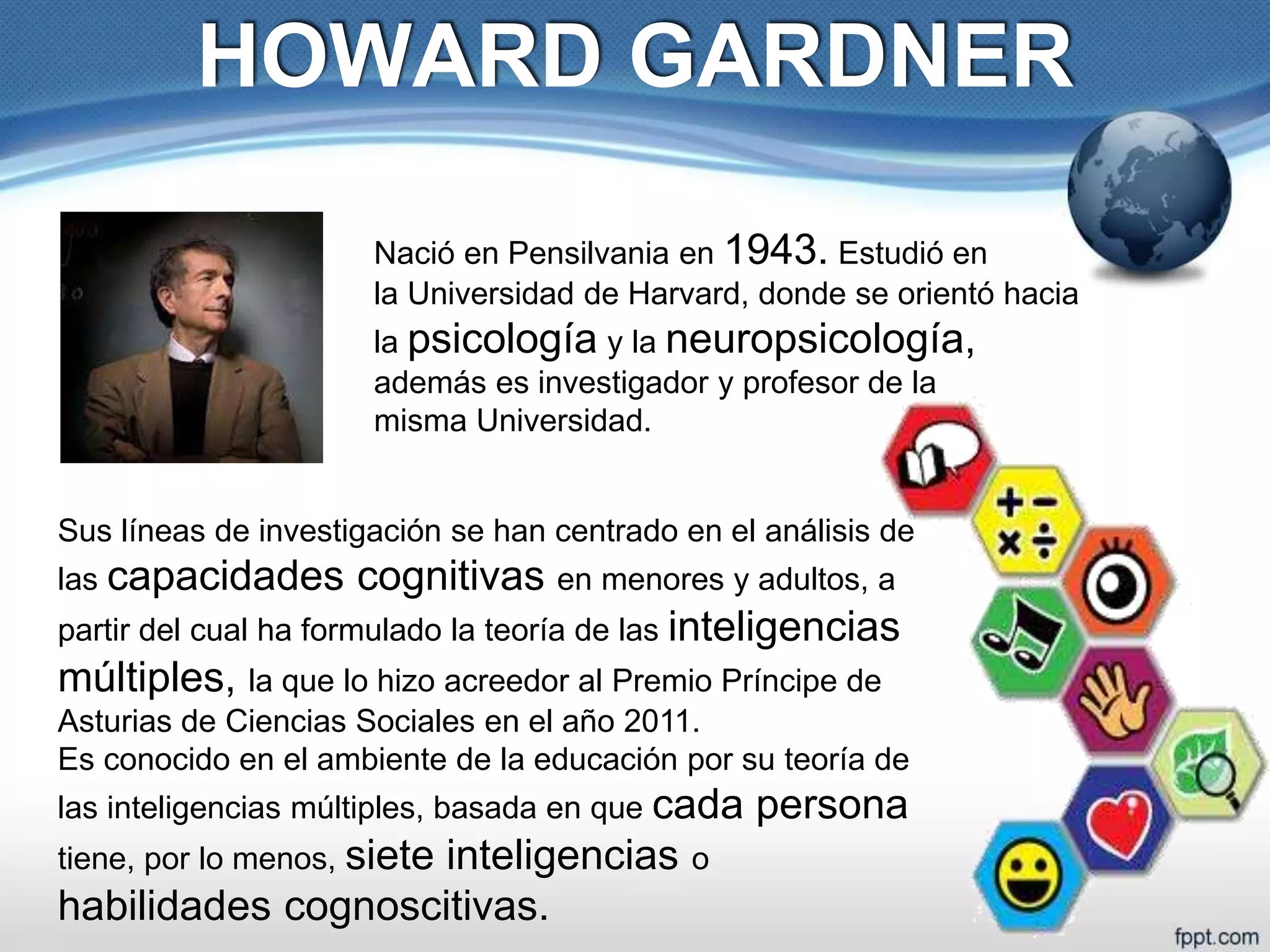 Inteligencias Múltiples - Edward Gardner | PPTX