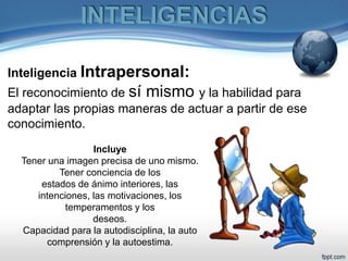 Inteligencias Múltiples - Edward Gardner | PPTX
