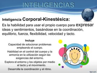 Inteligencias Múltiples - Edward Gardner | PPTX