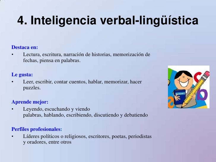 Inteligencia verbal-lingüística – My Favorite Topics Wp