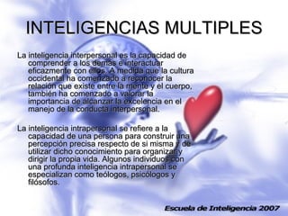 Inteligencias multiples | PPT