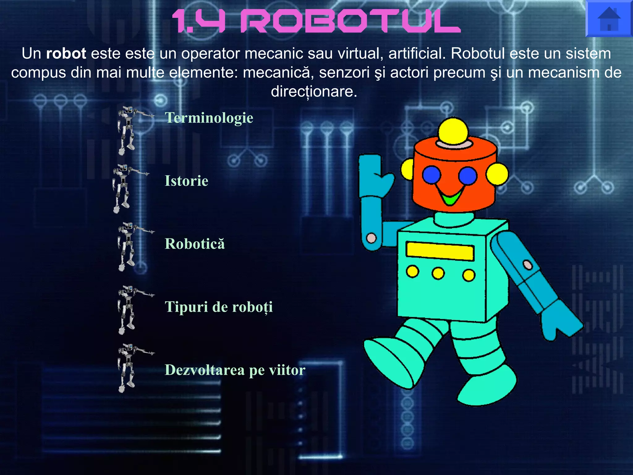 Inteligenta artificiala, robotul | PPS
