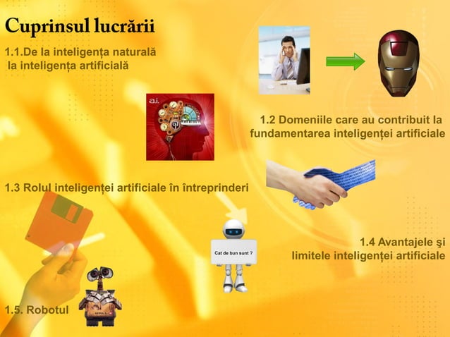 Inteligenta artificiala, robotul | PPS