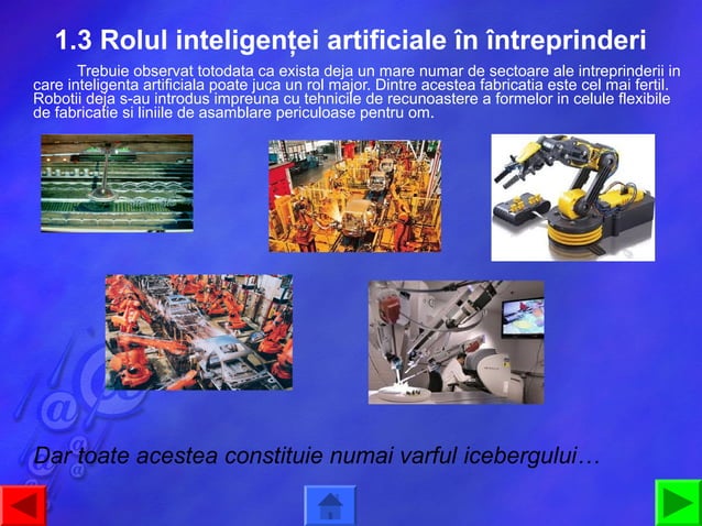 Inteligenta artificiala, robotul | PPS