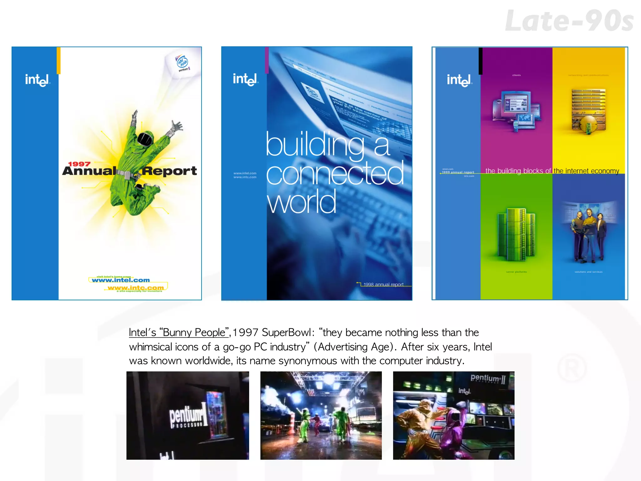 Intel inside History - At a glance [Most images are links to videos and ...
