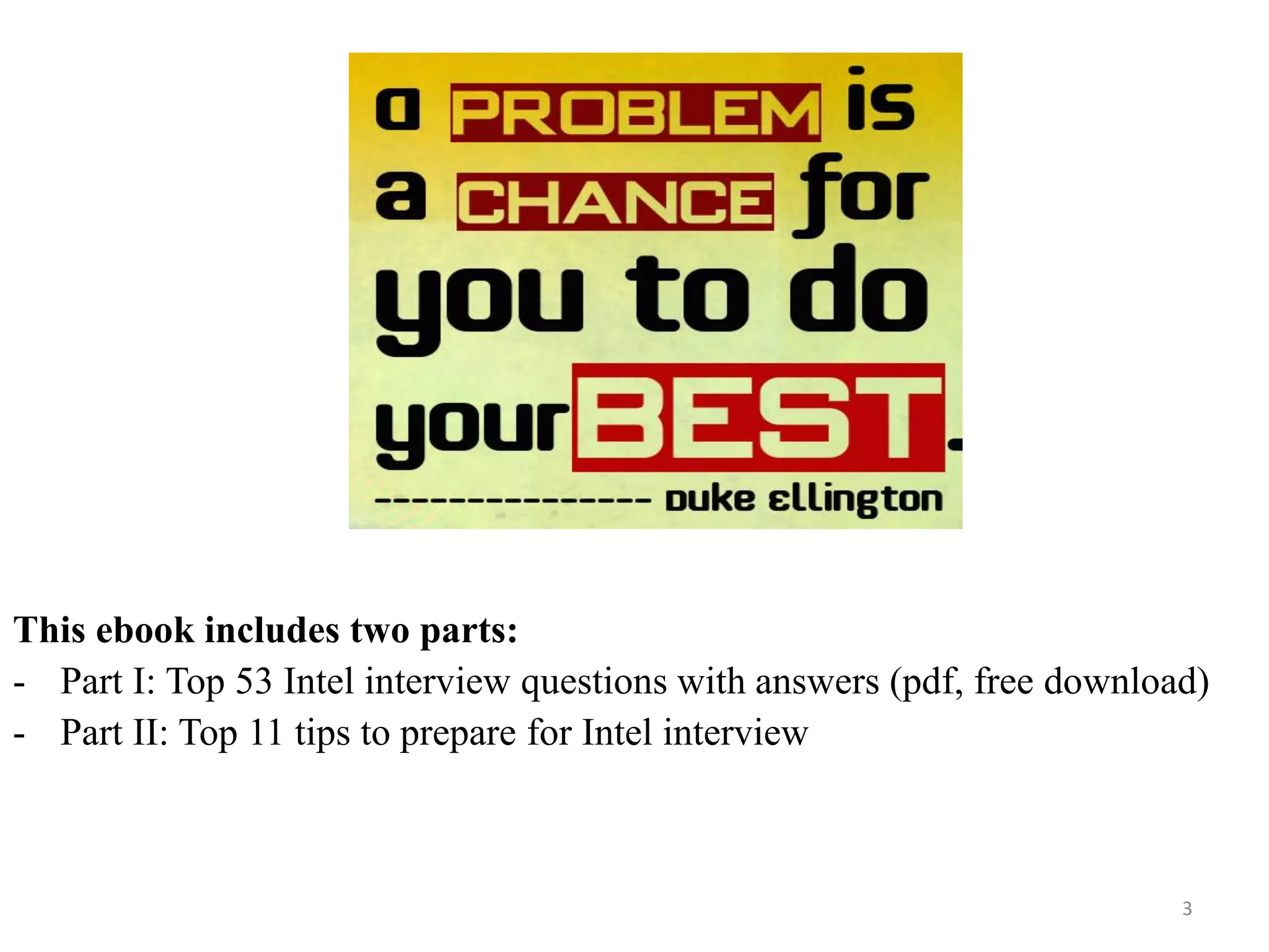 53 Intel interview questions and answers pdf | PDF