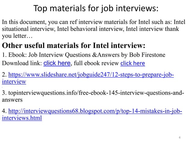 53 Intel interview questions and answers pdf | PDF
