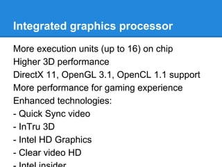 Intel's "Ivy Bridge" Overview | PDF