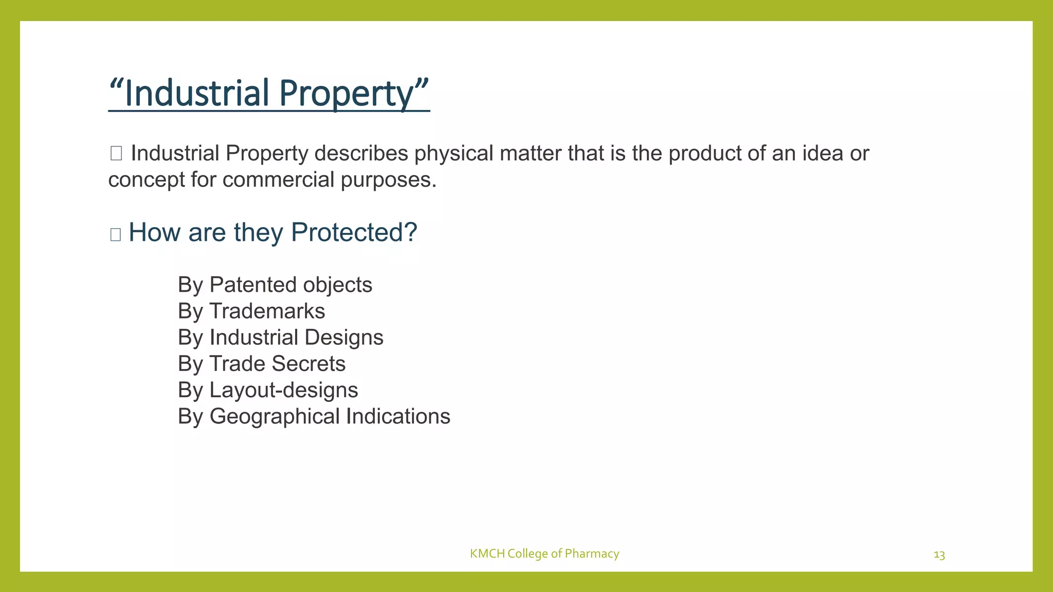 INTELLECTUAL PROPERTY RIGHTS | PPTX