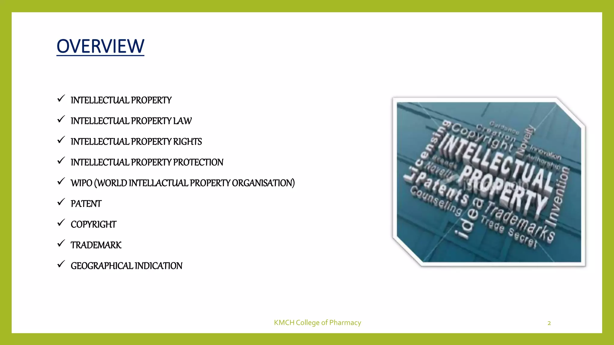 INTELLECTUAL PROPERTY RIGHTS | PPTX
