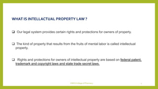 INTELLECTUAL PROPERTY RIGHTS | PPTX