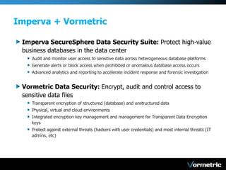 Vormetric - Gherkin Event | PPT