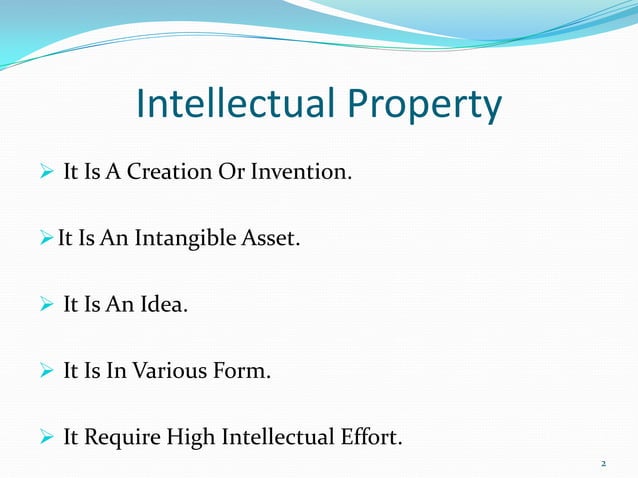Intellectaul property right | PPT