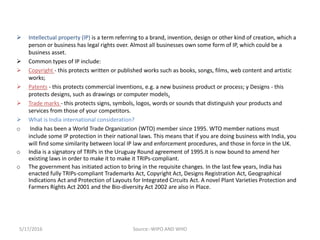 Intellectual property-rights-ipr | PPTX | Business | Business and Finance