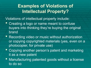 Intellectual-Property-rights FOUNDATION SKILLS IN PRODUCT DEVELOPMENT | PPT