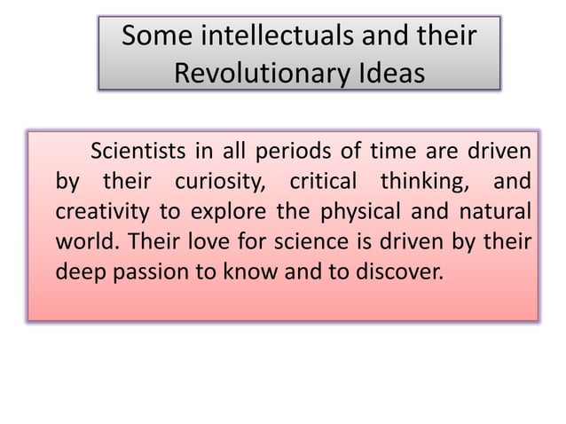 Intellectual-Revolutions-that-defined-Society.pptx | Physics | Science