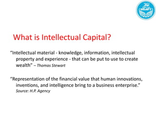 Intellectual capital organization | PPT