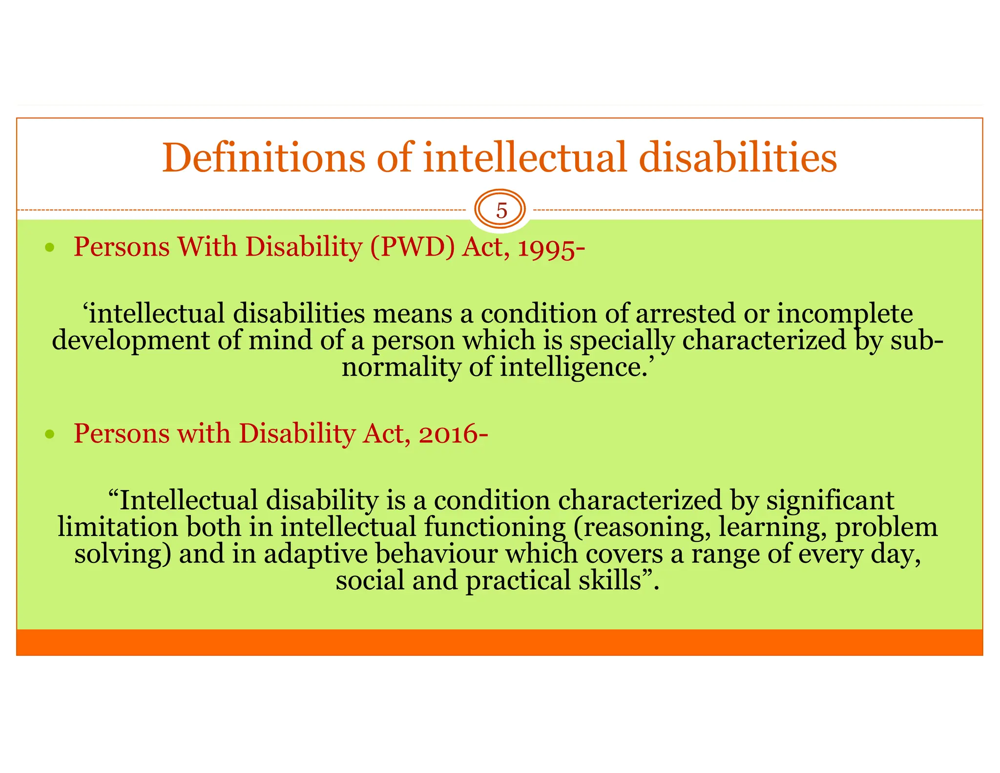 Intellectual Disabilities presentation full | PDF