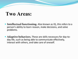 Intellectual disability | PPTX