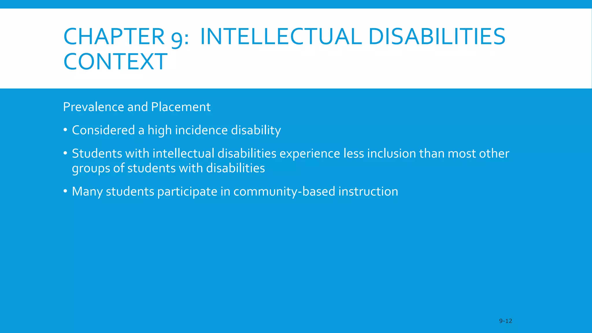 Intellectual disability | PPTX