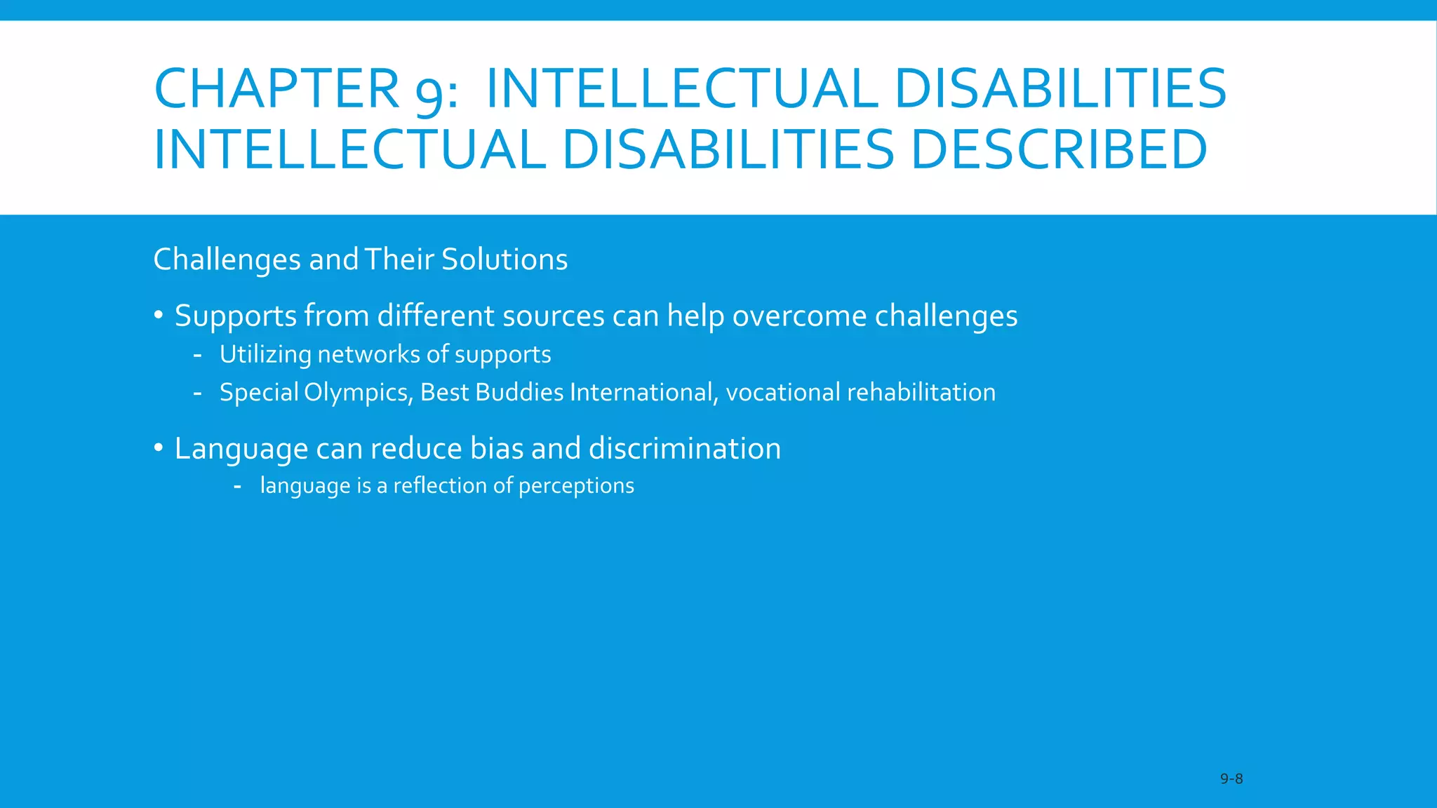 Intellectual disability | PPTX