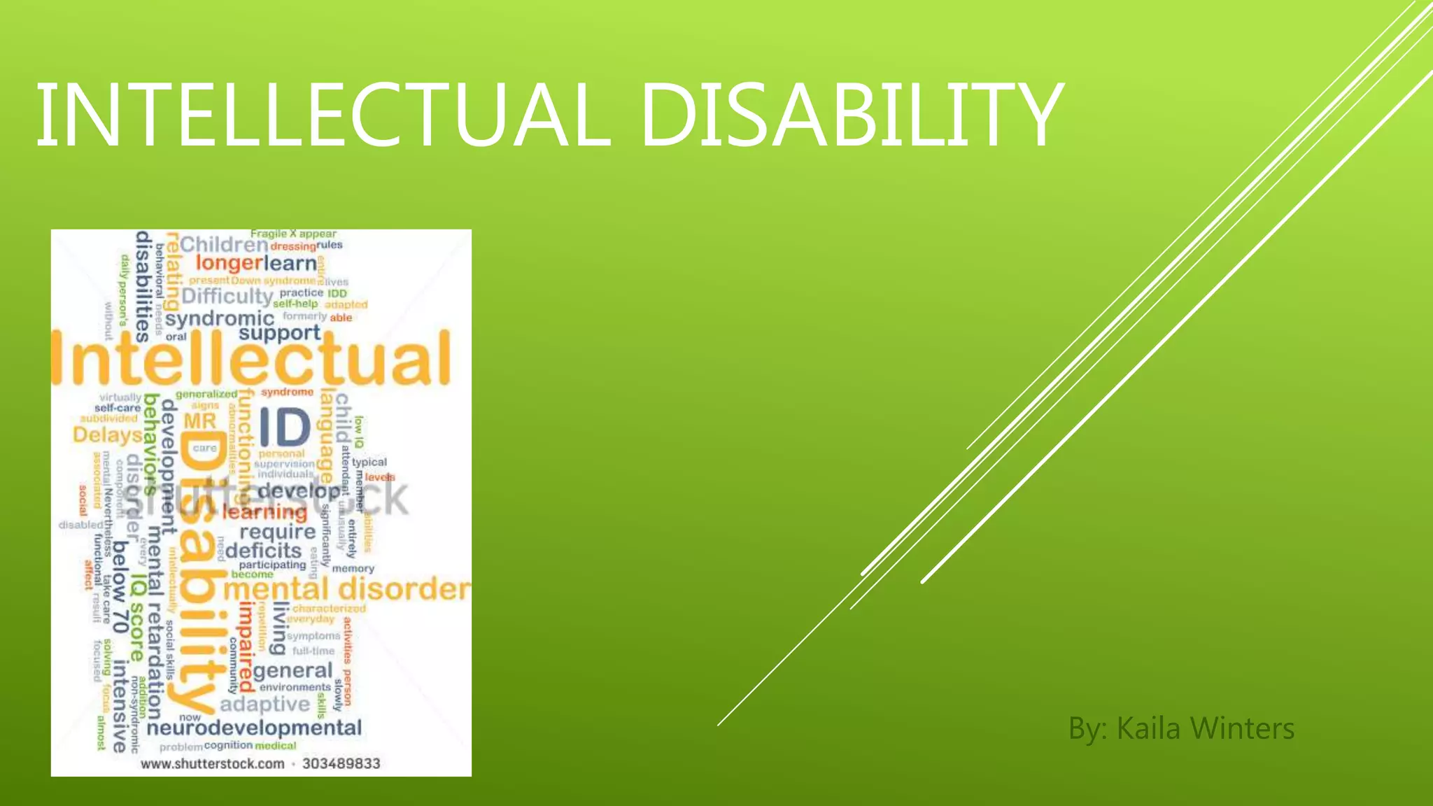 Intellectual disability | PPT