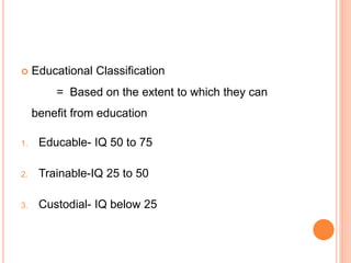Intellectual disability | PPTX