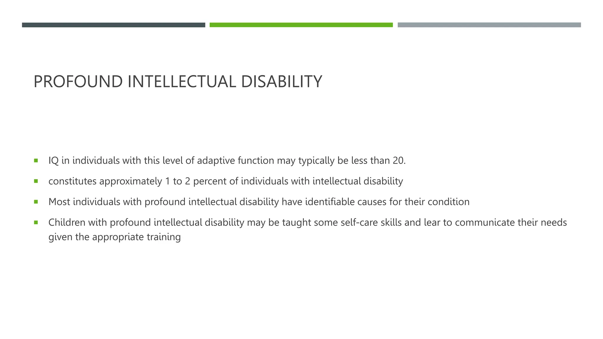 Powerpoint on topic Intellectual disability | PPTX