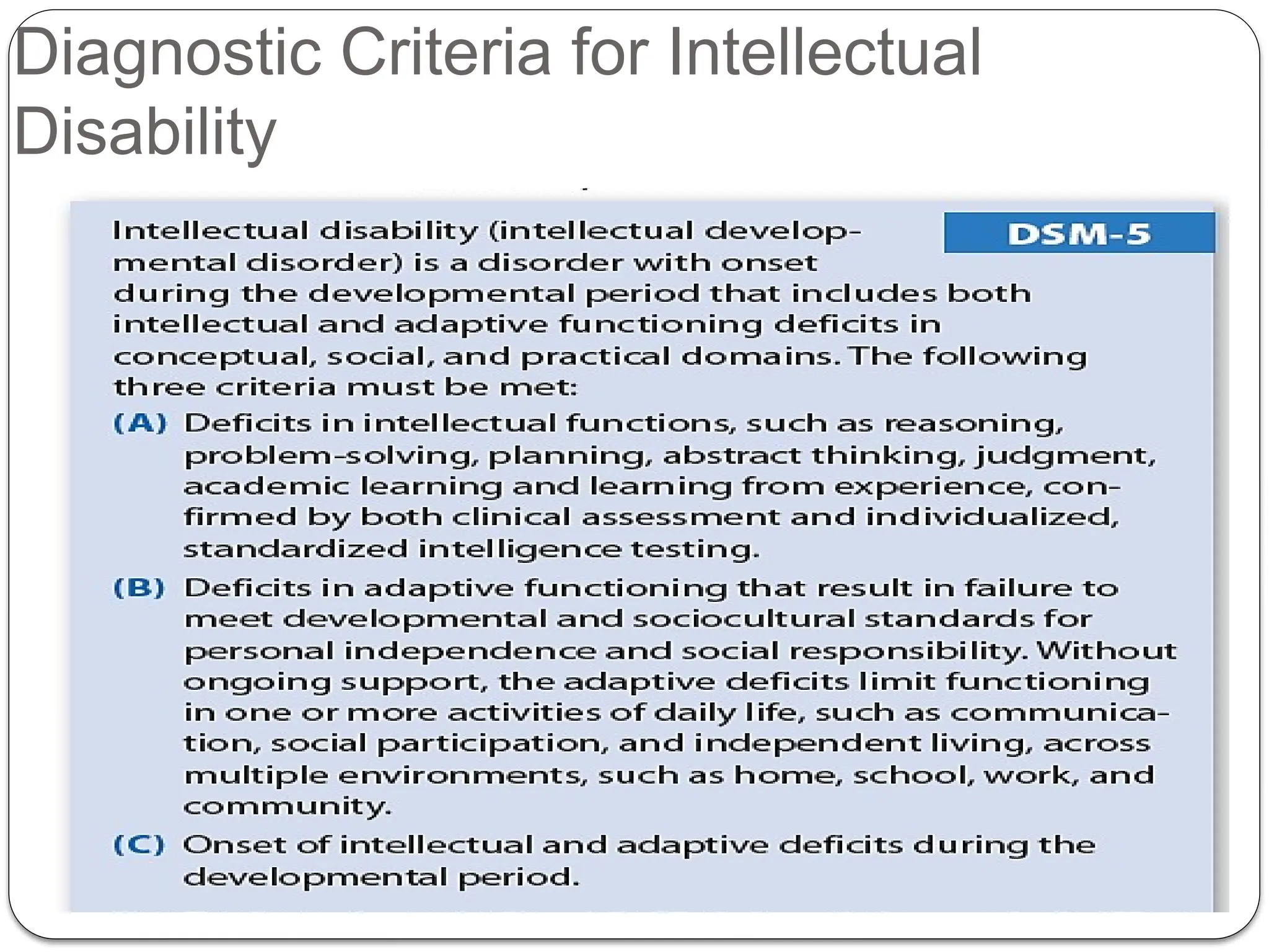 INTELLECTUAL DISABILITY.pptx nursing students | PPTX