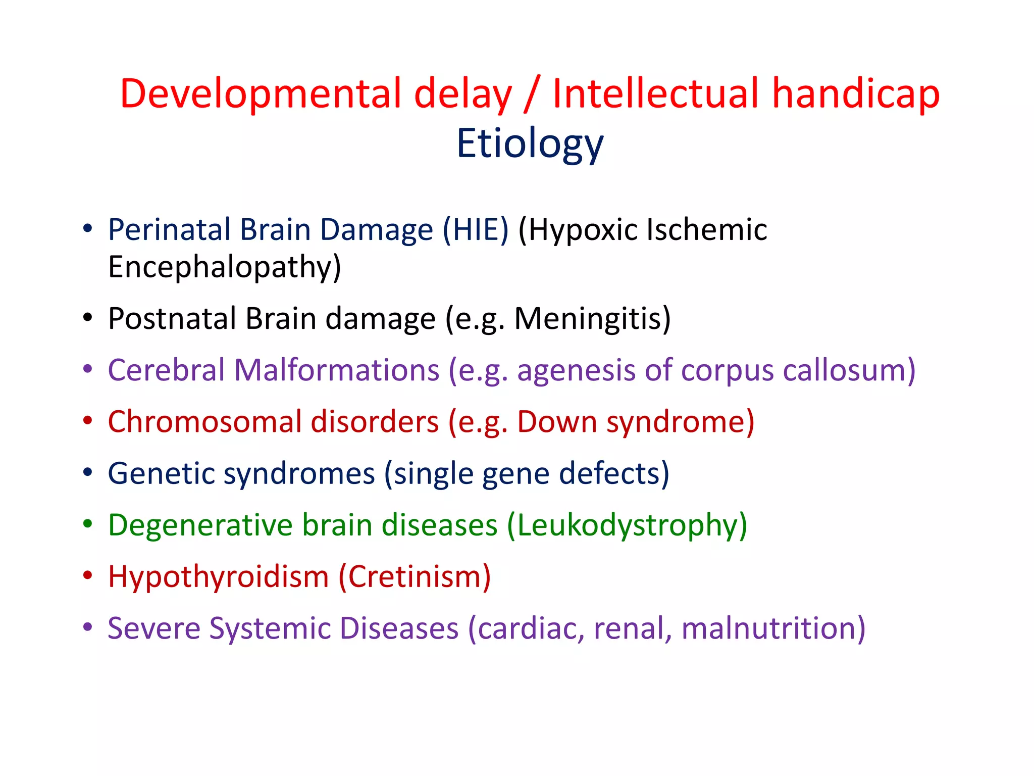 Intellectual disability in children 2021 | PDF