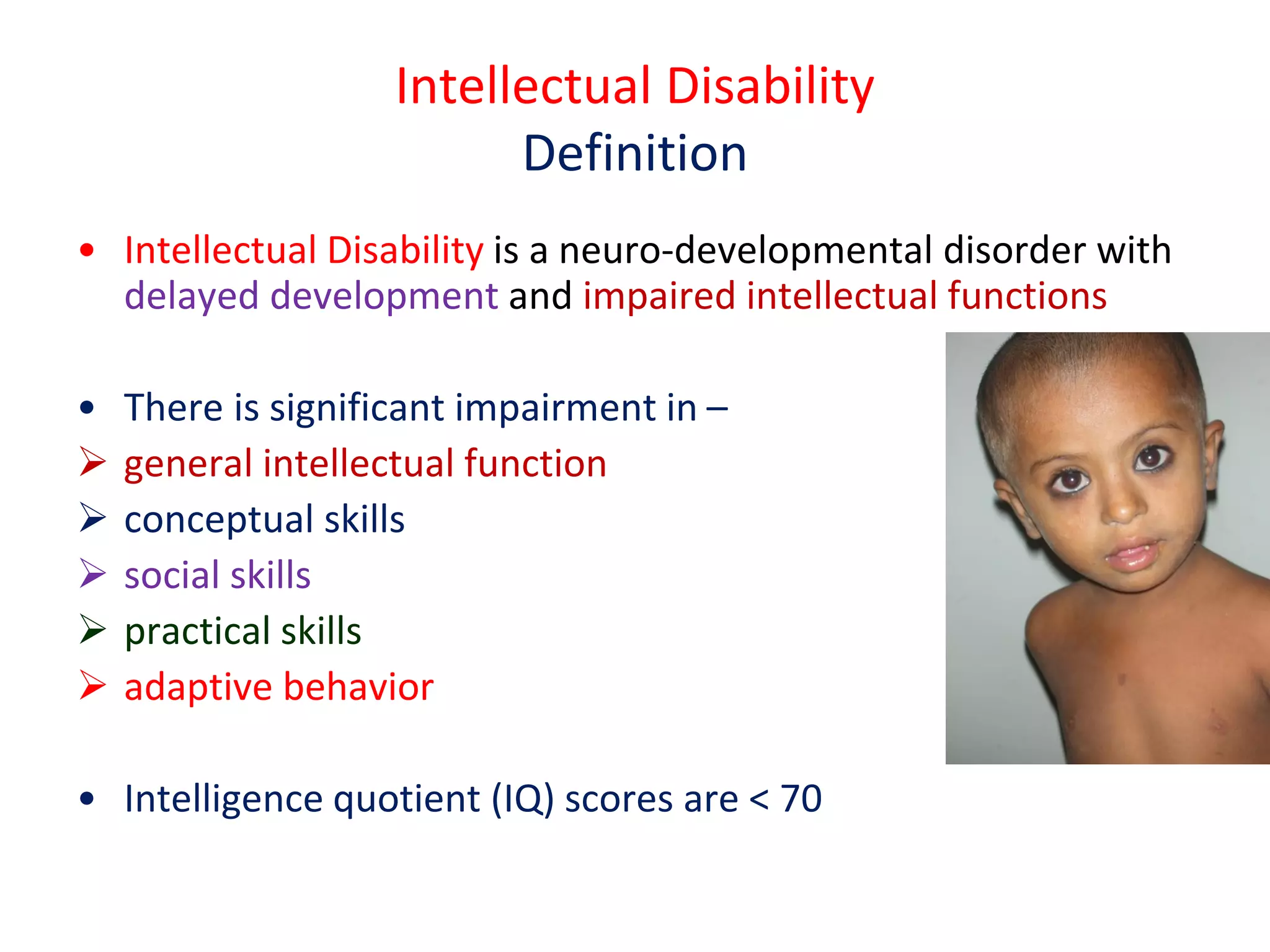 Intellectual disability in children 2021 | PDF
