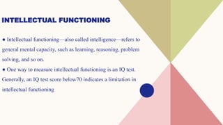 INTELLECTUAL DISABILITY -CLASSIFICATION, SIGN AND PREVENTION, ppt ...