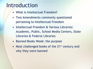 Intellectual Freedom Fin | PPT