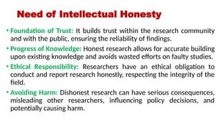Research and Publication: Intellectual Honesty.pptx