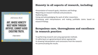Intellectual honesty and research integrity abu saleh | PPTX