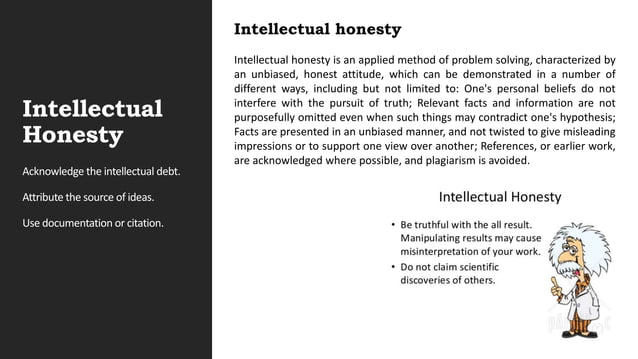 Intellectual honesty and research integrity abu saleh | PPTX ...