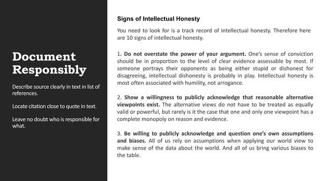 Intellectual honesty and research integrity abu saleh | PPTX ...